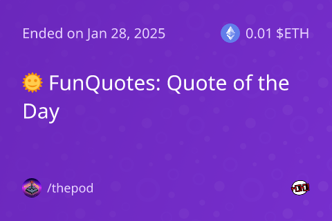 🌞 FunQuotes: Quote of the Day on Rounds.wtf