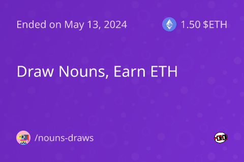Draw Nouns, Earn ETH on Rounds.wtf