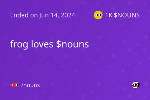 frog loves $nouns on Rounds.wtf