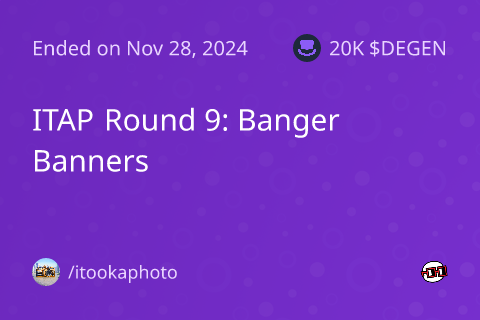 ITAP Round 9: Banger Banners on Rounds.wtf
