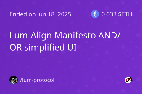 Lum-Align Manifesto AND/OR simplified UI on Rounds.wtf